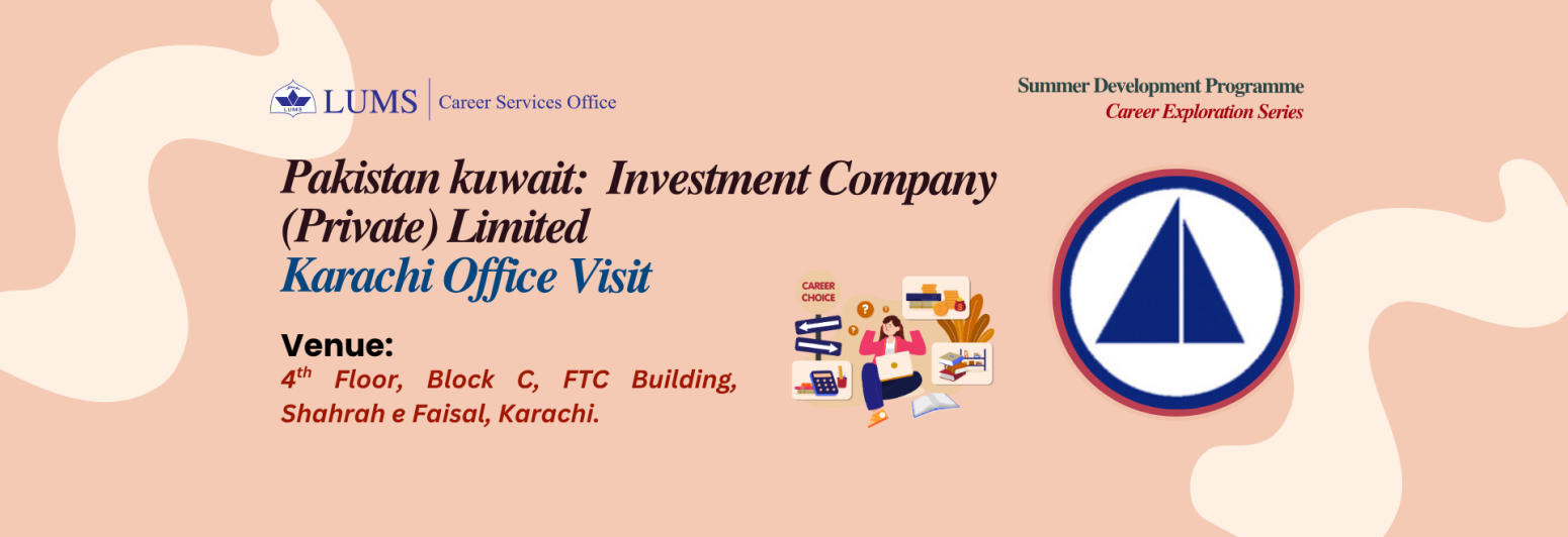 PKIC – Karachi Office Visit | Welcome to LUMS