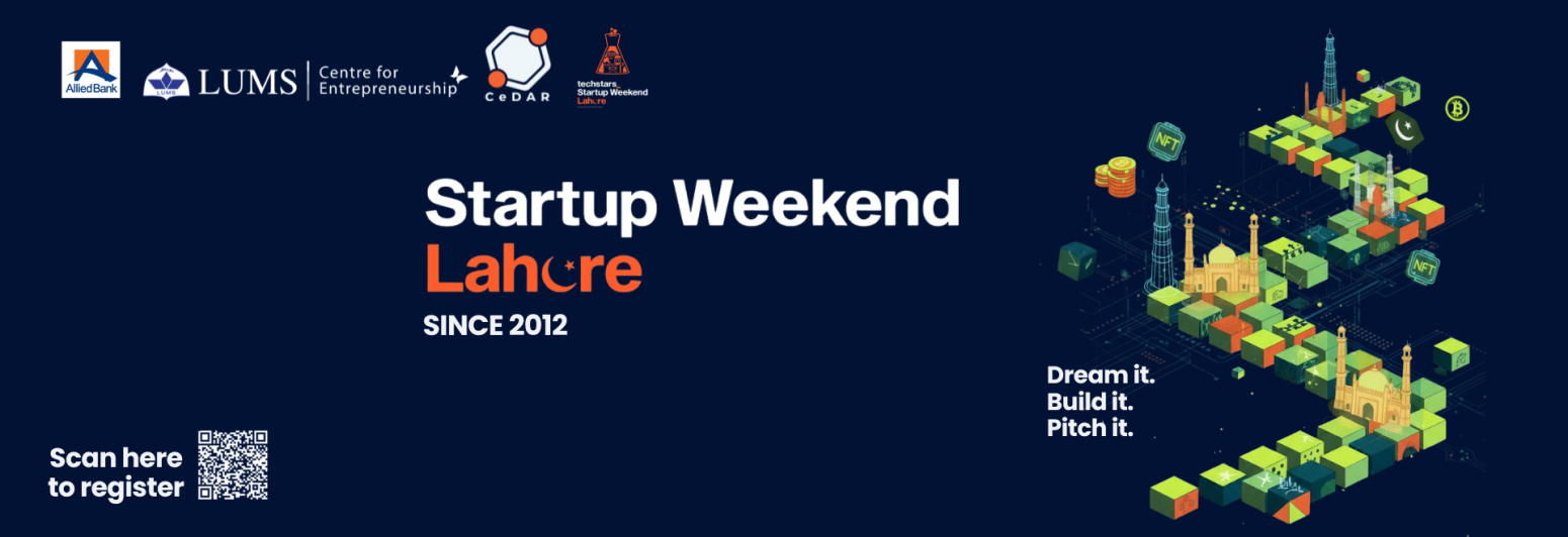 Registrations Open for Startup Weekend Lahore 2025! | Welcome to LUMS